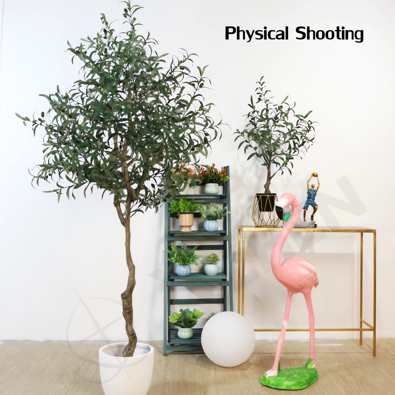 【Hantar pasu bunga】Large Artificial olive tree pokok hiasan 120cm/150cm ...