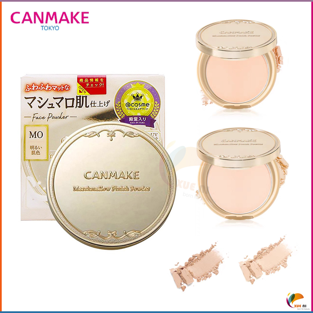 Authentic CANMAKE New Version Tokyo Marshmallow Transparent Finish Powder MO/MB/ML Face Makeup ...