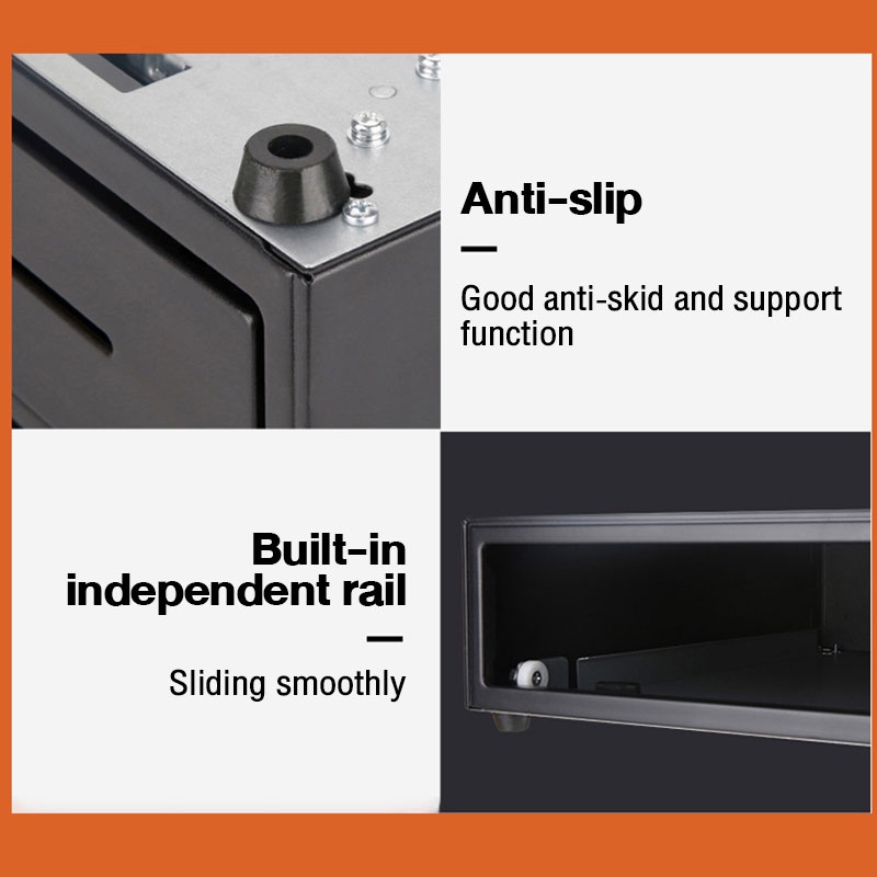 Cash Box Drawer POS With 5 Bill 6 Coin Trays with lock money tray ...