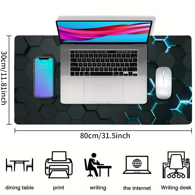 Mouse Pad XXL Keyboard Mouse Carpet Large Mouse Table Pad Anti-slip ...
