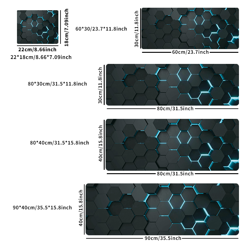 Mouse Pad XXL Keyboard Mouse Carpet Large Mouse Table Pad Anti-slip ...