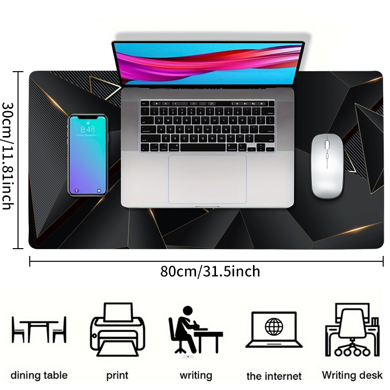 Mouse Pad XXL Keyboard Mouse Carpet Large Mouse Table Pad Anti-slip ...