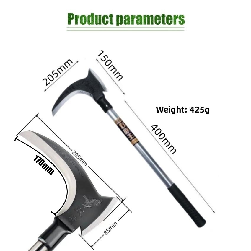 Garden Reaping Hook Cutting Sickle Axe Tools Pisau Sabit Kapak ...