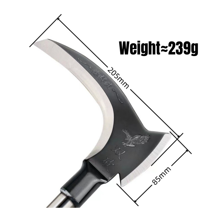 Garden Reaping Hook Cutting Sickle Axe Tools Pisau Sabit Kapak ...