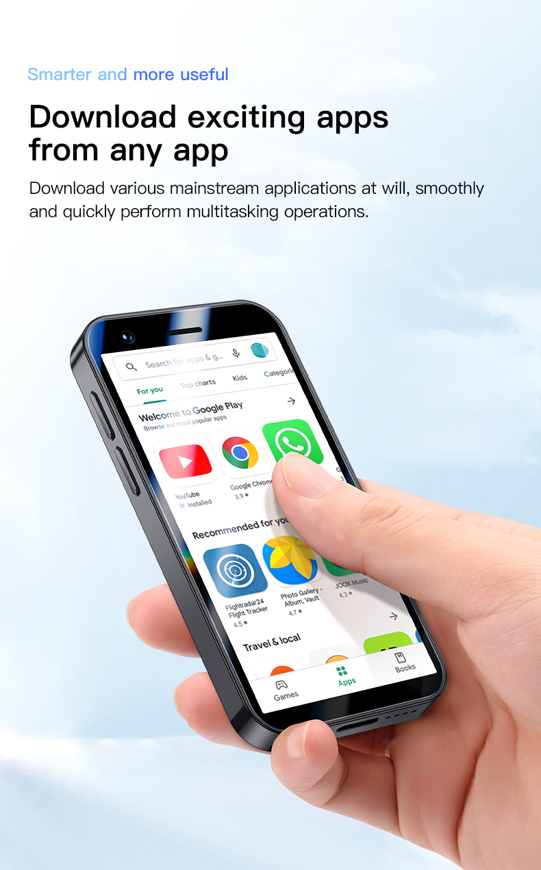 SOYES P70 Pro Max Mini Android8.1 Smartphone 3.0 Inches 2000mAh Face ID Dual SIM Standby Play ...