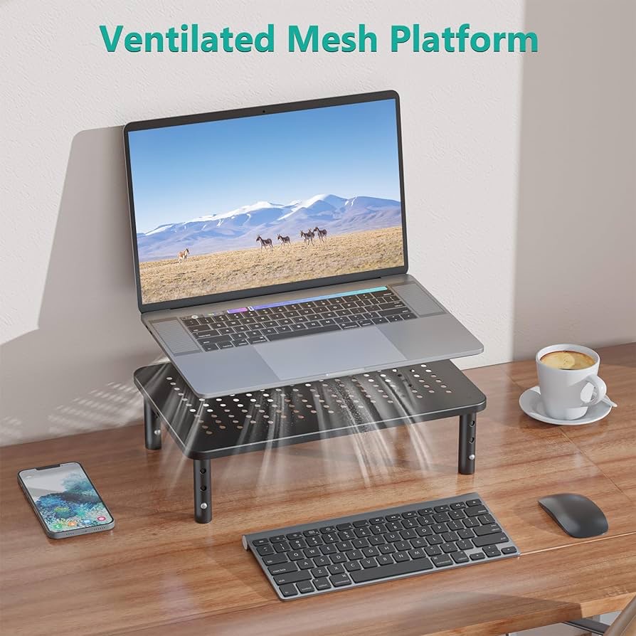 Monitor Heightening Rack Desktop ComputerDisplay Screen Base High Stand ...