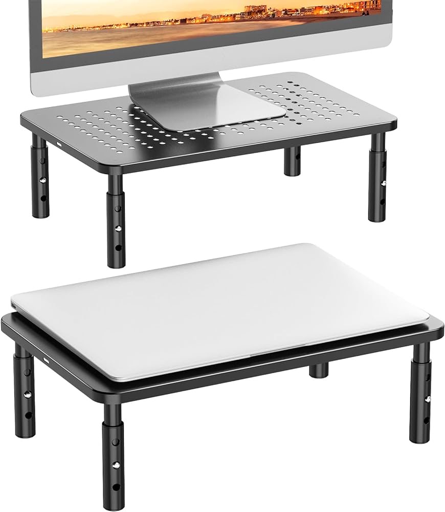 Monitor Heightening Rack Desktop ComputerDisplay Screen Base High Stand ...
