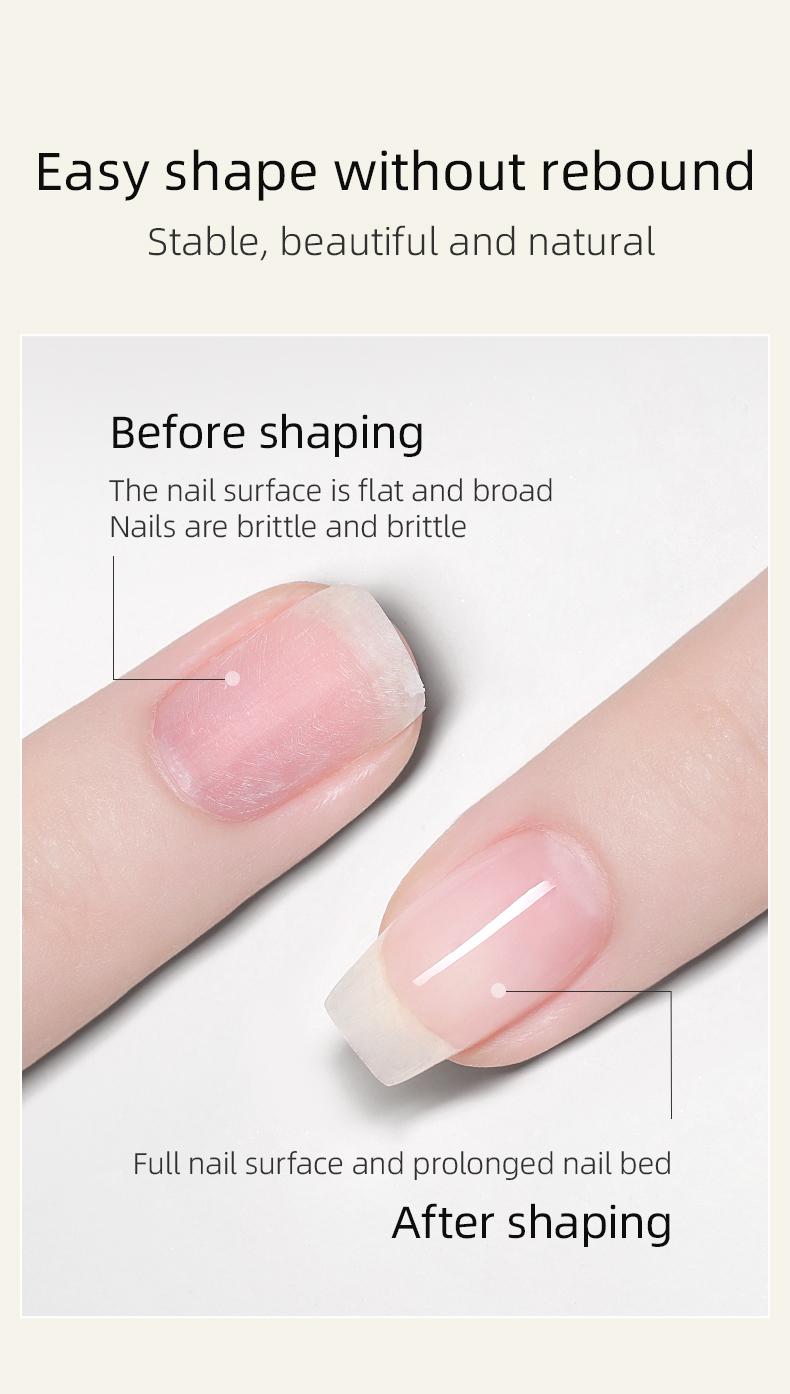 RSNAIL Shaping Reinforce Gel Builder Gel Building Nail Gel for Nail ...