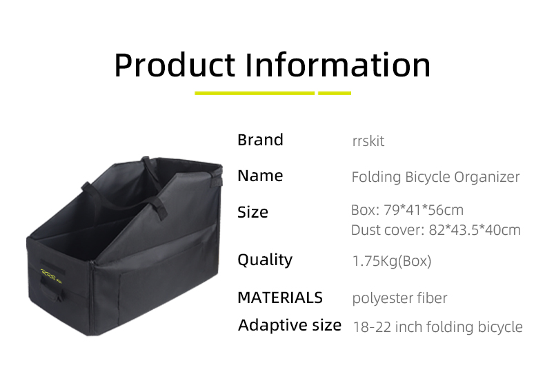 RRSkit Folding Bicycle Storage Box For Brompton Dahon Waterproof ...