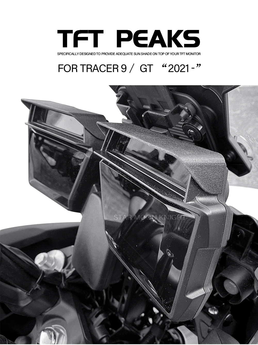 Motorcycle TFT Peaks For Yamaha Tracer 9 Tracer9 GT 2021 2022 2023 ...