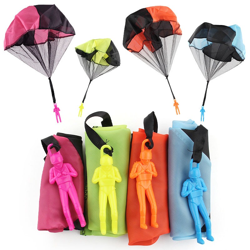 Hand throw Mini Soldier parachute Children's Toys Portable parachute ...