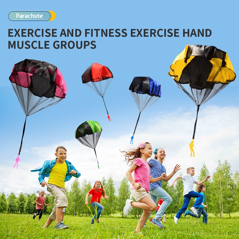 Hand throw Mini Soldier parachute Children's Toys Portable parachute ...