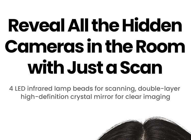 UGREEN Camera Detector Portable Pinhole Hidden Lens Detector Infrared ...