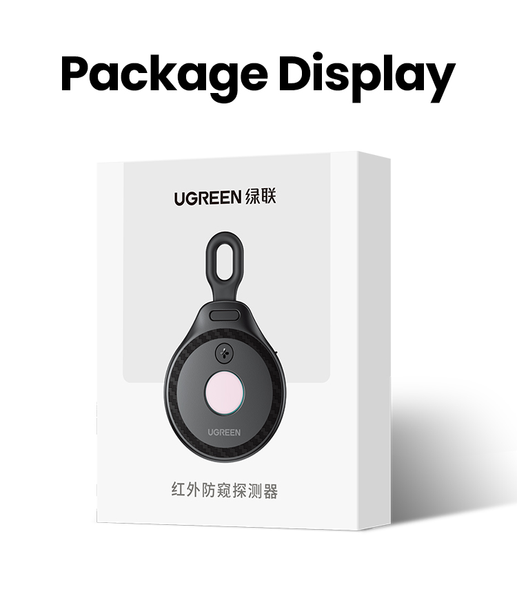 UGREEN Camera Detector Portable Pinhole Hidden Lens Detector Infrared ...