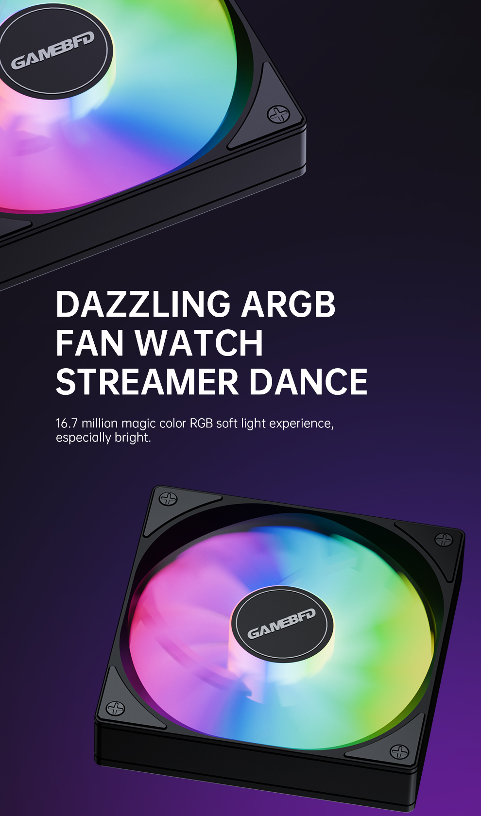 KP-240 CPU 240mm Water Cooling Computer Cooler AIO RGB ARGB Liquid Fan ...