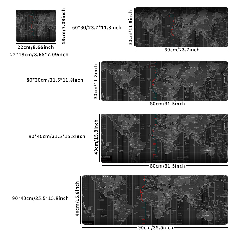 Mouse Pad XXL Keyboard Mouse Carpet Large Mouse Table Pad Anti-slip ...