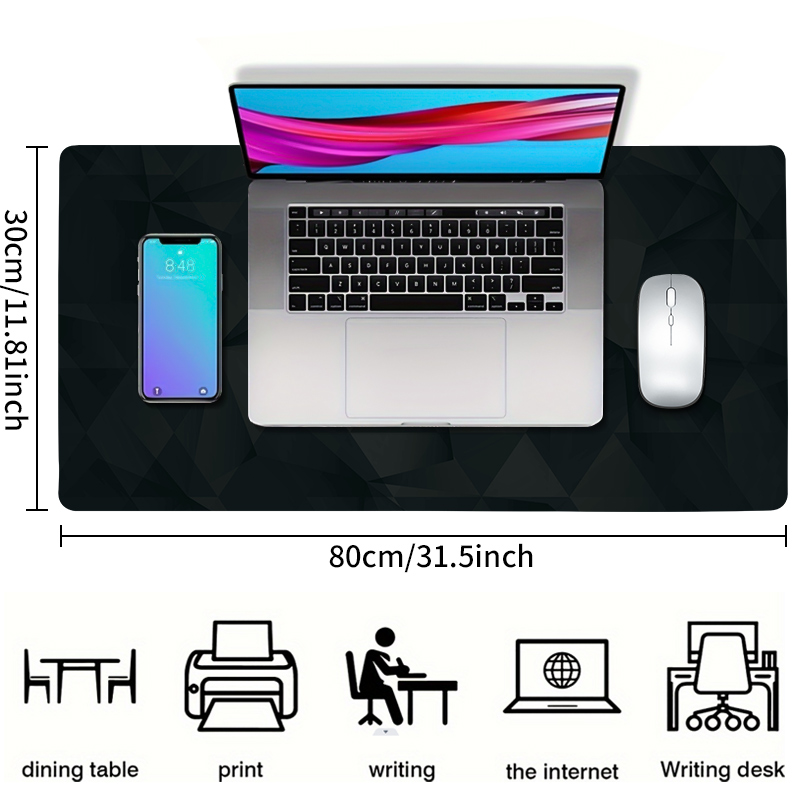 Mouse Pad XXL Keyboard Mouse Carpet Large Mouse Table Pad Anti-slip ...