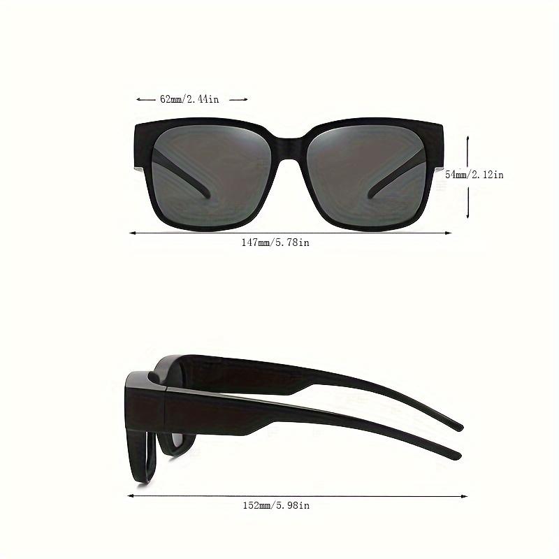 Myopia Glasses Sunglasses Driving One Mirror Dual-use Portable Myopia ...