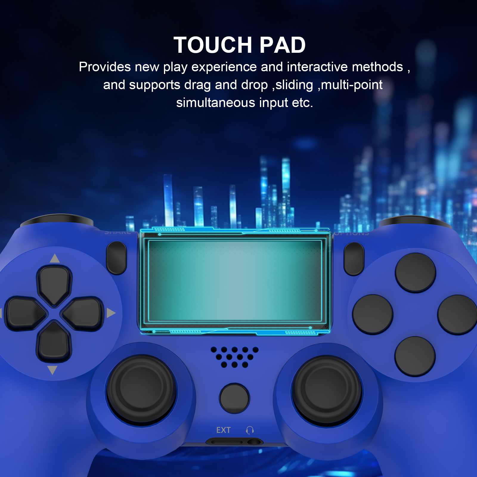 PS4 Controller P4 Wireless Bluetooth Controller Wireless Dualshock ...
