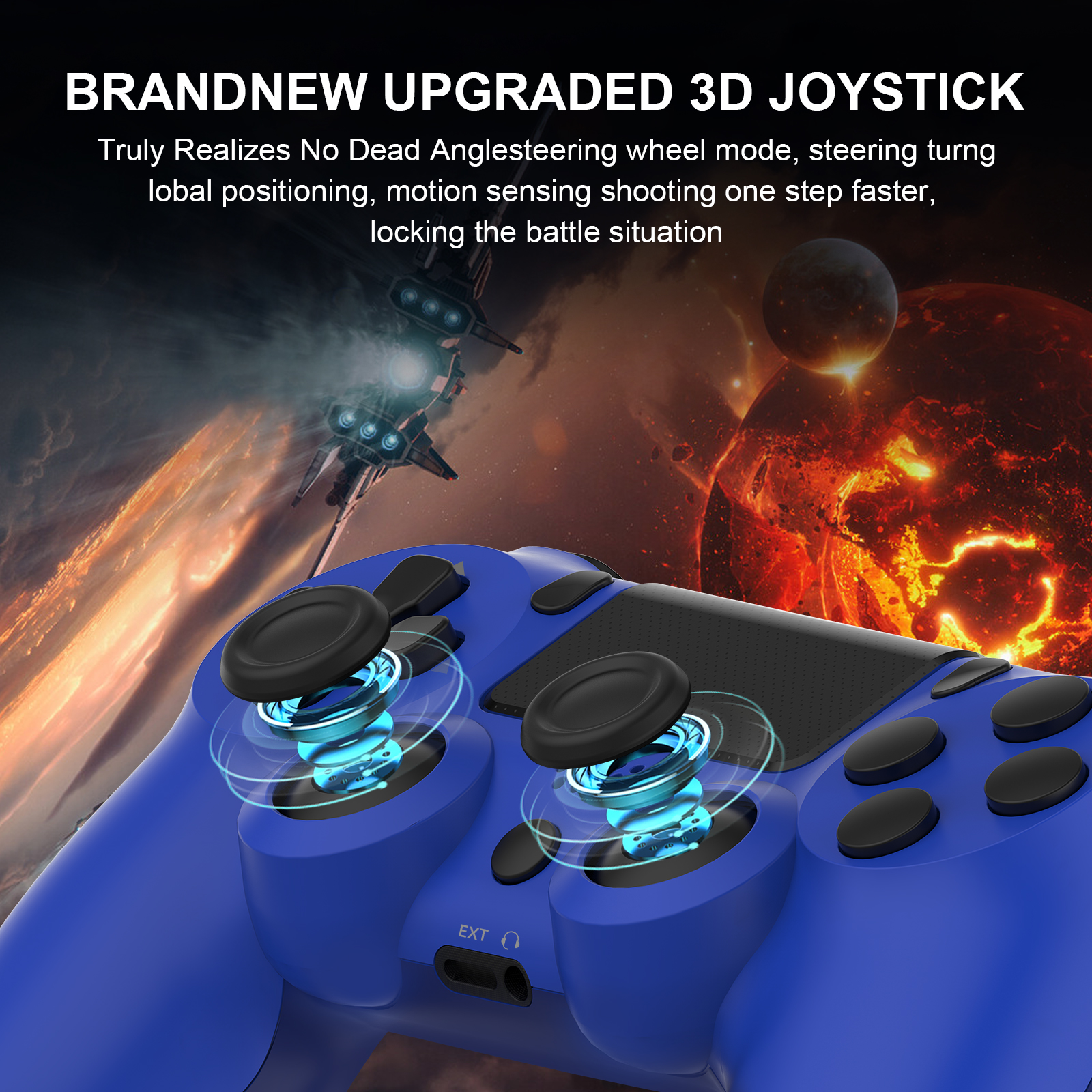 PS4 Controller P4 Wireless Bluetooth Controller Wireless Dualshock ...