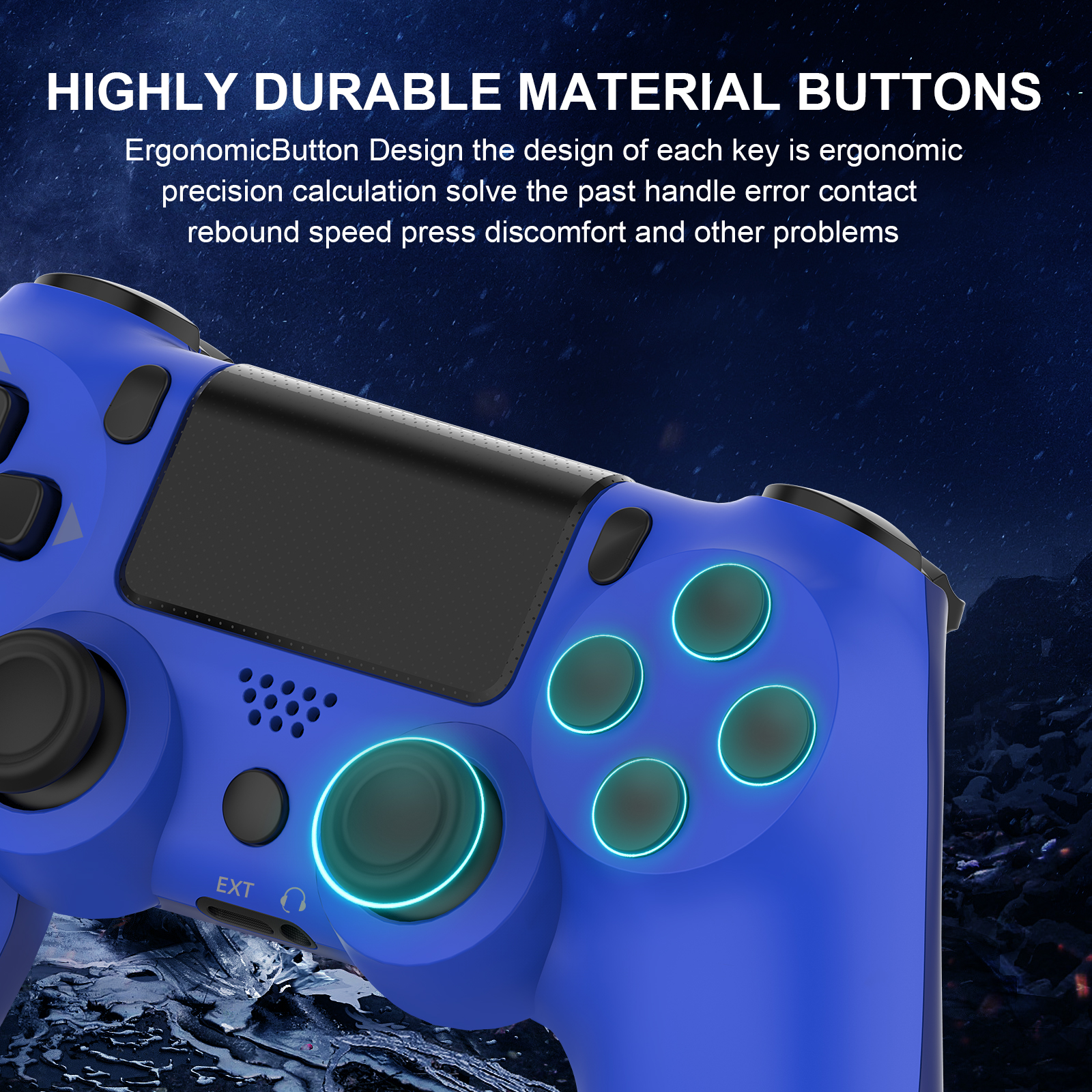 PS4 Controller P4 Wireless Bluetooth Controller Wireless Dualshock ...