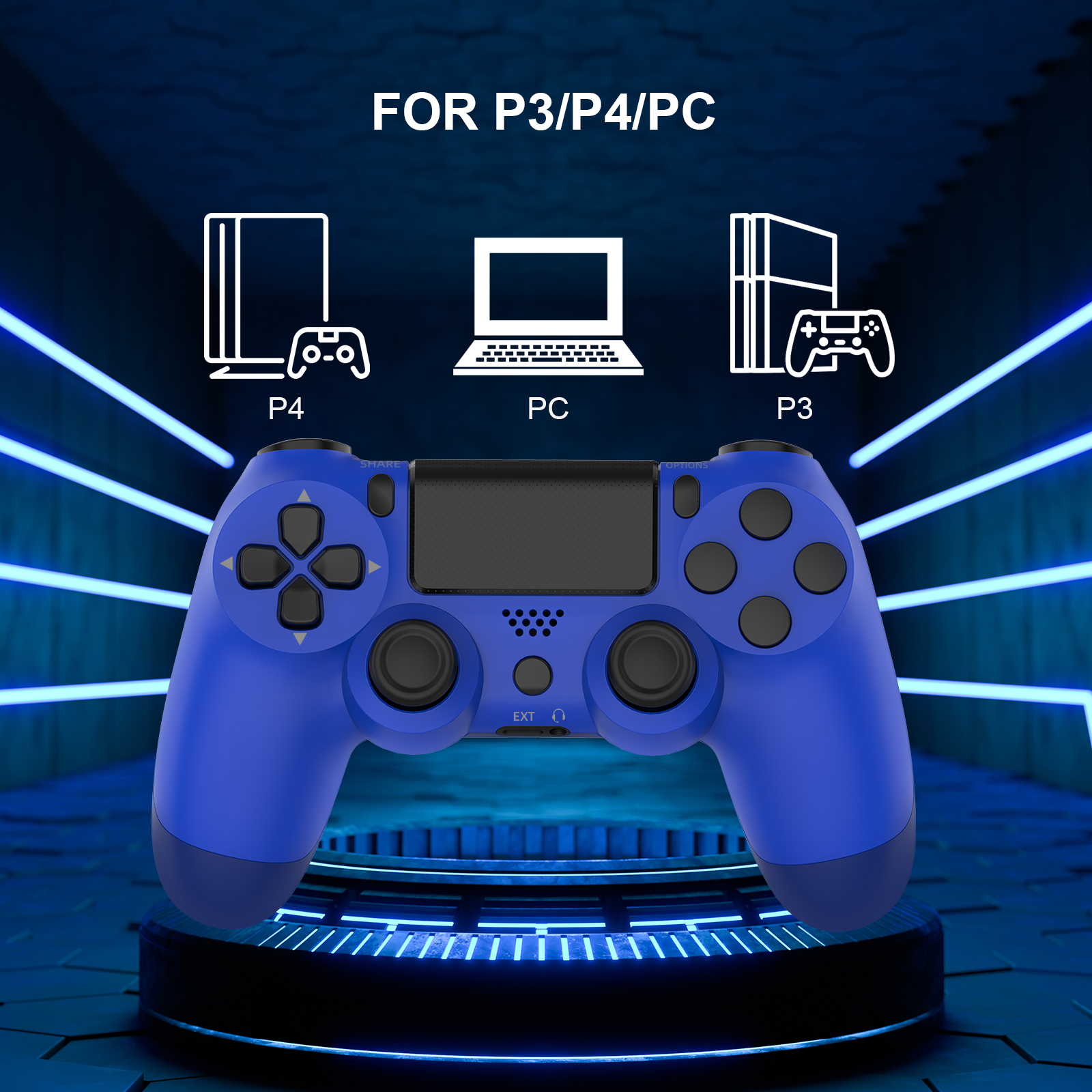 PS4 Controller P4 Wireless Bluetooth Controller Wireless Dualshock ...