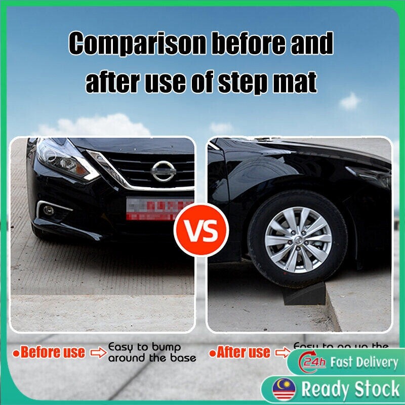 HEAVY DUTY rubber curb ramp triangle electric vehicle step pad for ...