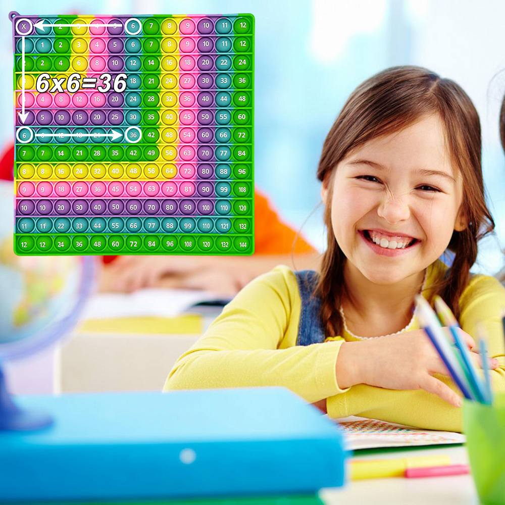 Math Learning 12x12 Multiplication Chart Board Games, Math ...