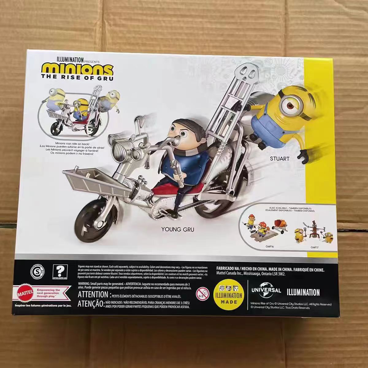 Minions: The Rise of Gru Movie Moments Pedal Power Gru Approx 4-in/10 ...