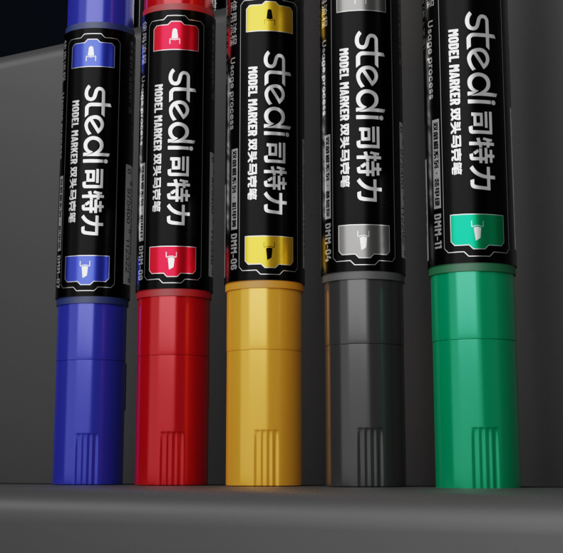 Stedi Metal Marker Double-Headed Basic Color Marker Combination Set ...
