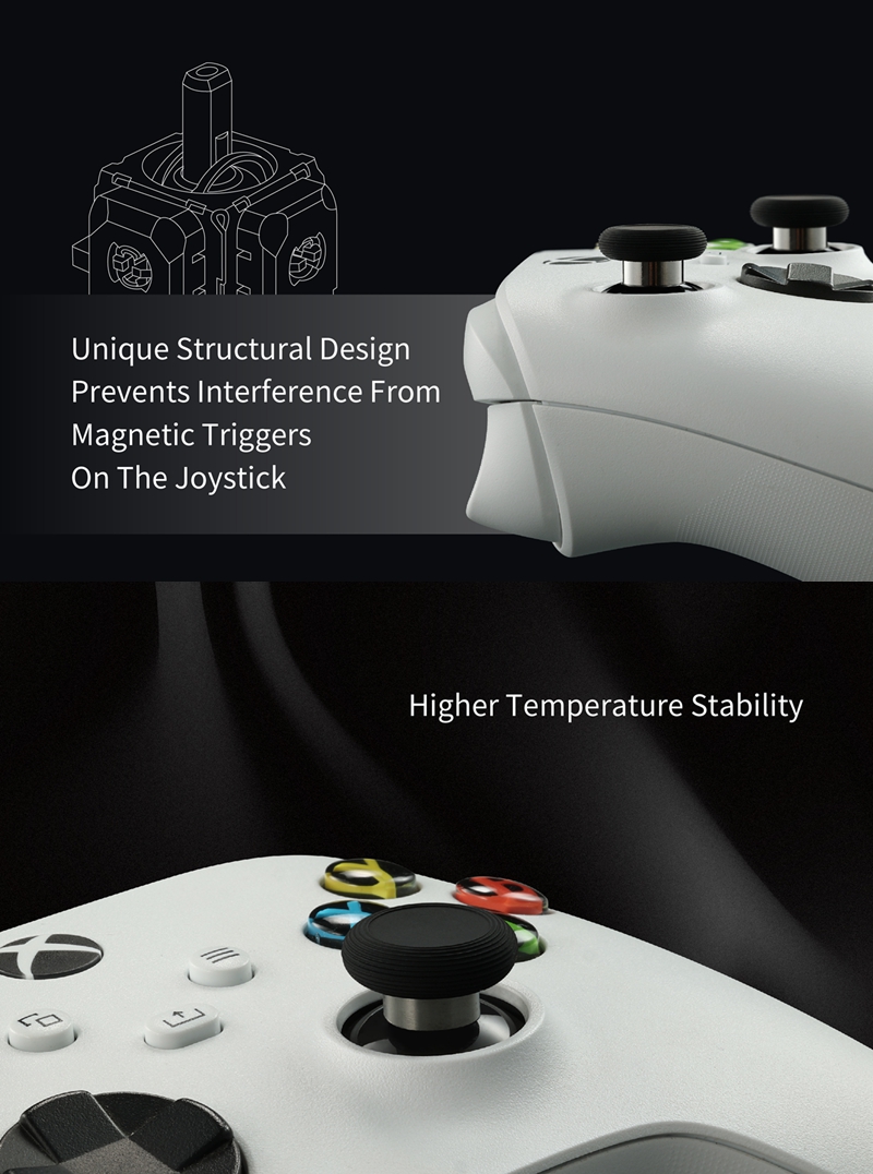 GuliKit TMR Electromagnetic Joystick for PS5 Controller PS5 Dualsense Edge Controller PS5 Edge ...