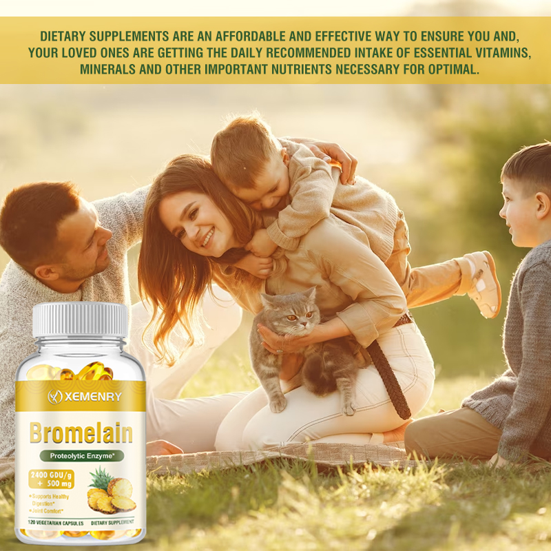Bromelain, Pure Bromelain Extract, Supports Digestion and Nutrient Absorption, Great for ...