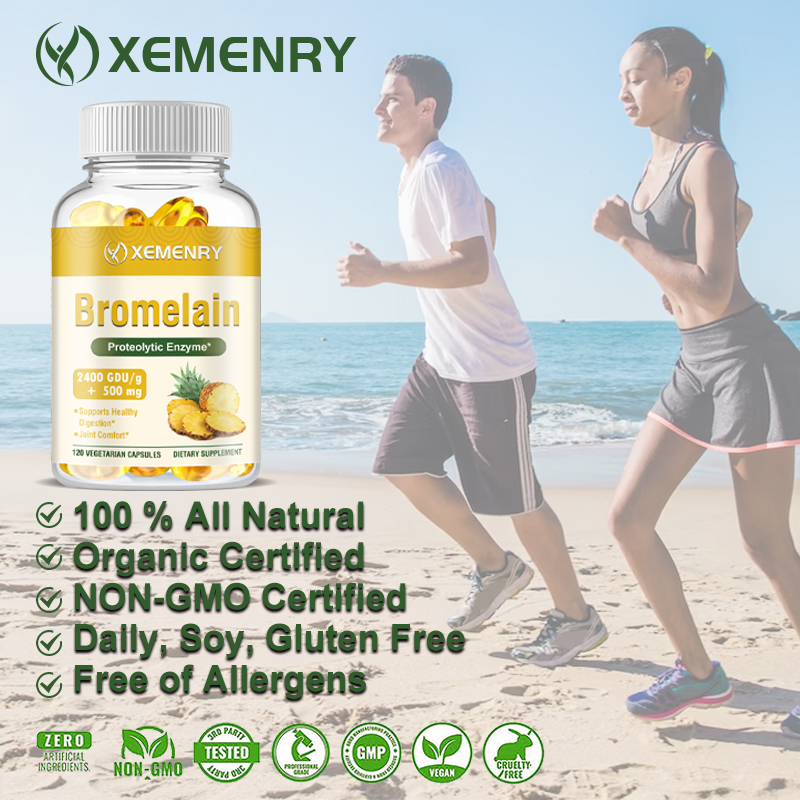 Bromelain, Pure Bromelain Extract, Supports Digestion and Nutrient Absorption, Great for ...