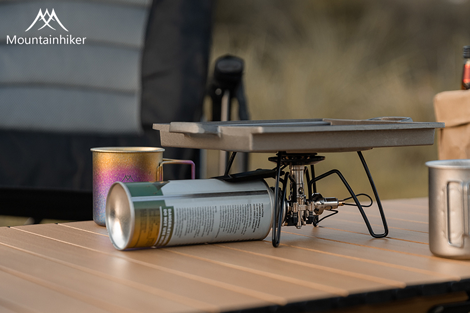 MOUNTAINHIKER Outdoor Camping Spider Stove Portable Foldable Butane Gas ...