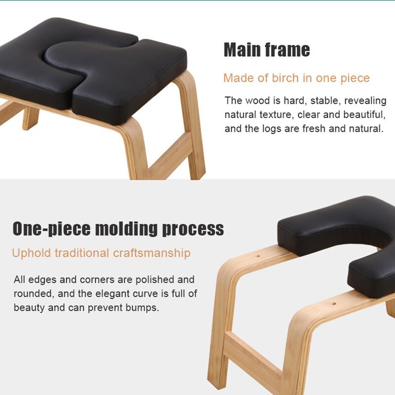 Ready Stock Multifunctional Yoga Inverted Stool Wooden Professional ...