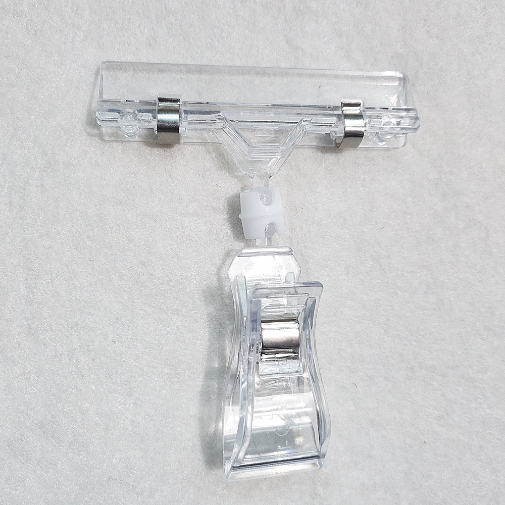 3Pcs/Set Shelf Clip Price Tag Tag Tag Advertising Clip Bracket Sign ...