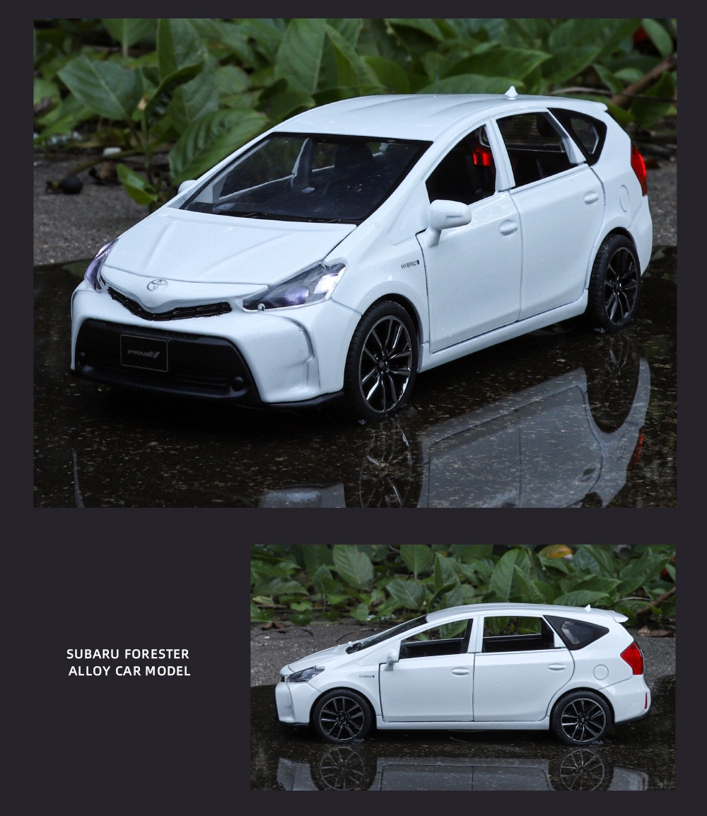 1:32 Scale Toyota Prius Alloy Car Model Diecast Car Sound Light Car ...