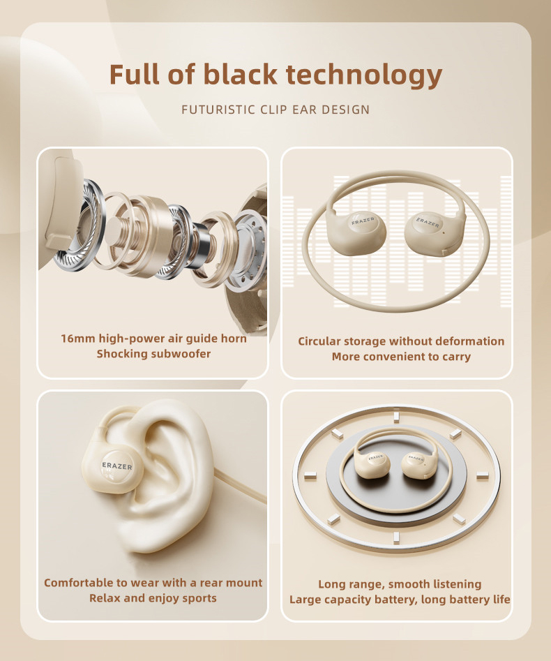 Lenovo XT95 II Air Conduction Earbuds True Wireless Earphone Neckband ...