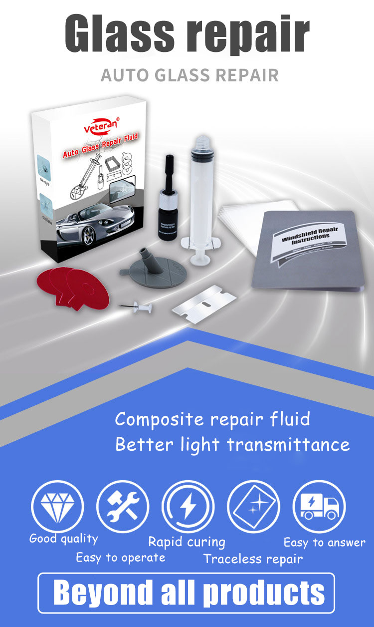 3 seconds to repair Verve Windscreen repair kit Gam cermin kereta retak ...