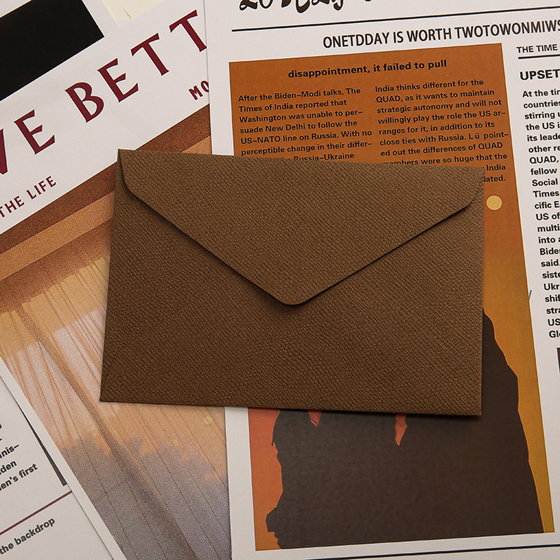Vintage Linen Envelopes Retro Textured Envelope Stamp Seal Stickers ...