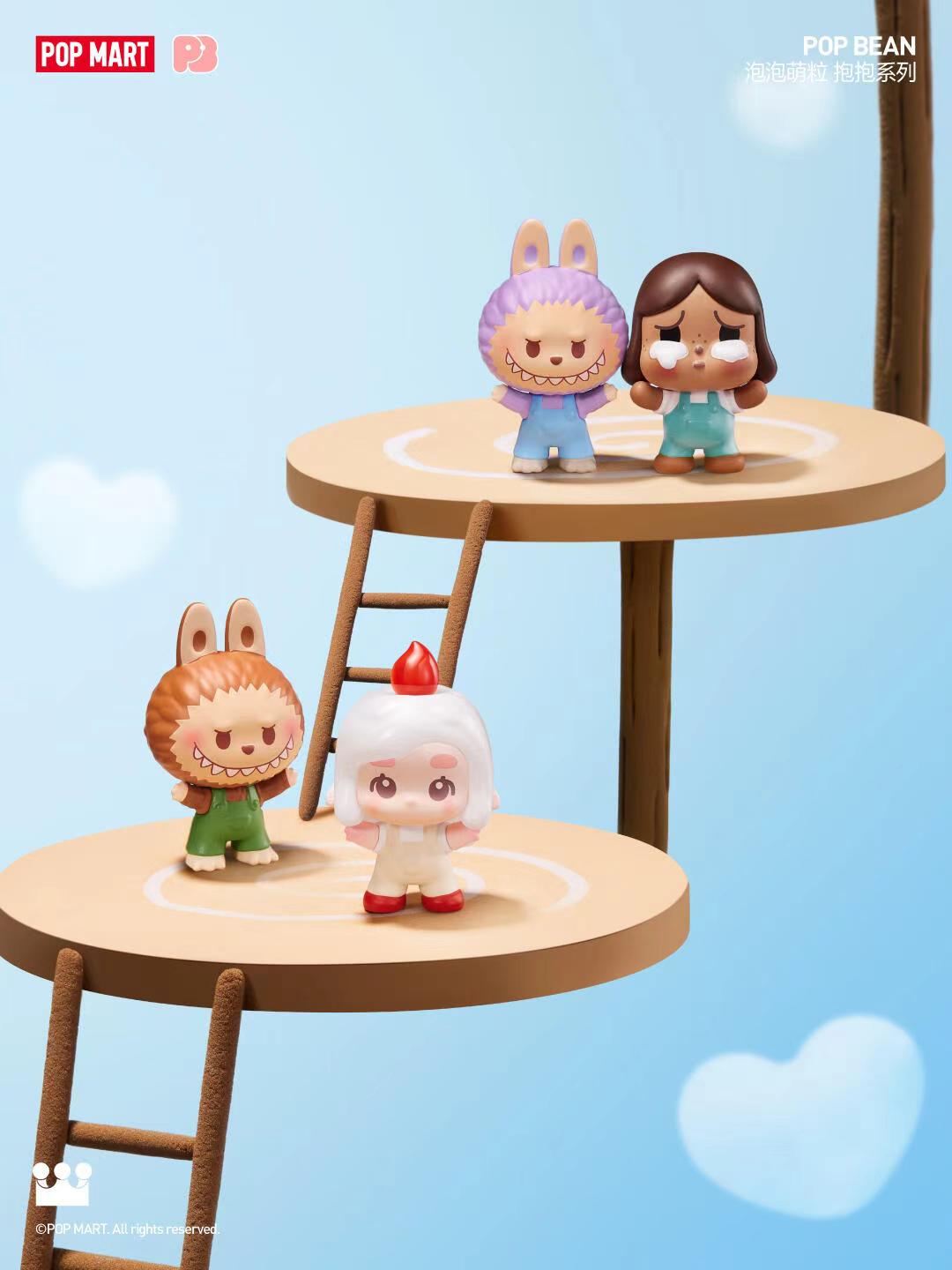 New 】 POPMART Bubble Marte POP BEAN Bubble Marte Hug series cute BABY ...
