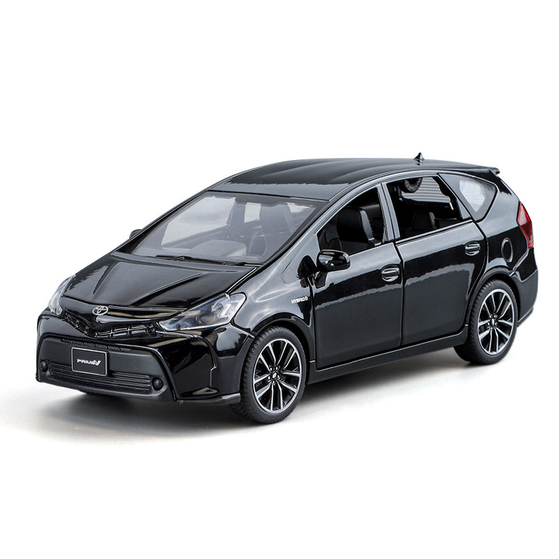 【RUM】1:32 Scale Toyota Prius Alloy Car Model Light & Sound Effect ...