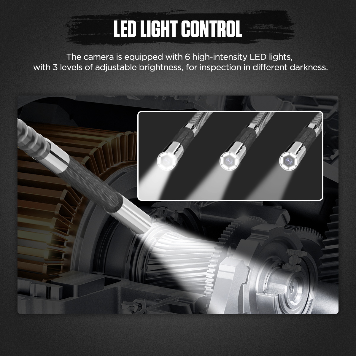 【Local Stock】AUTOOL SVB302 Articulating Video Borescope Industrial ...