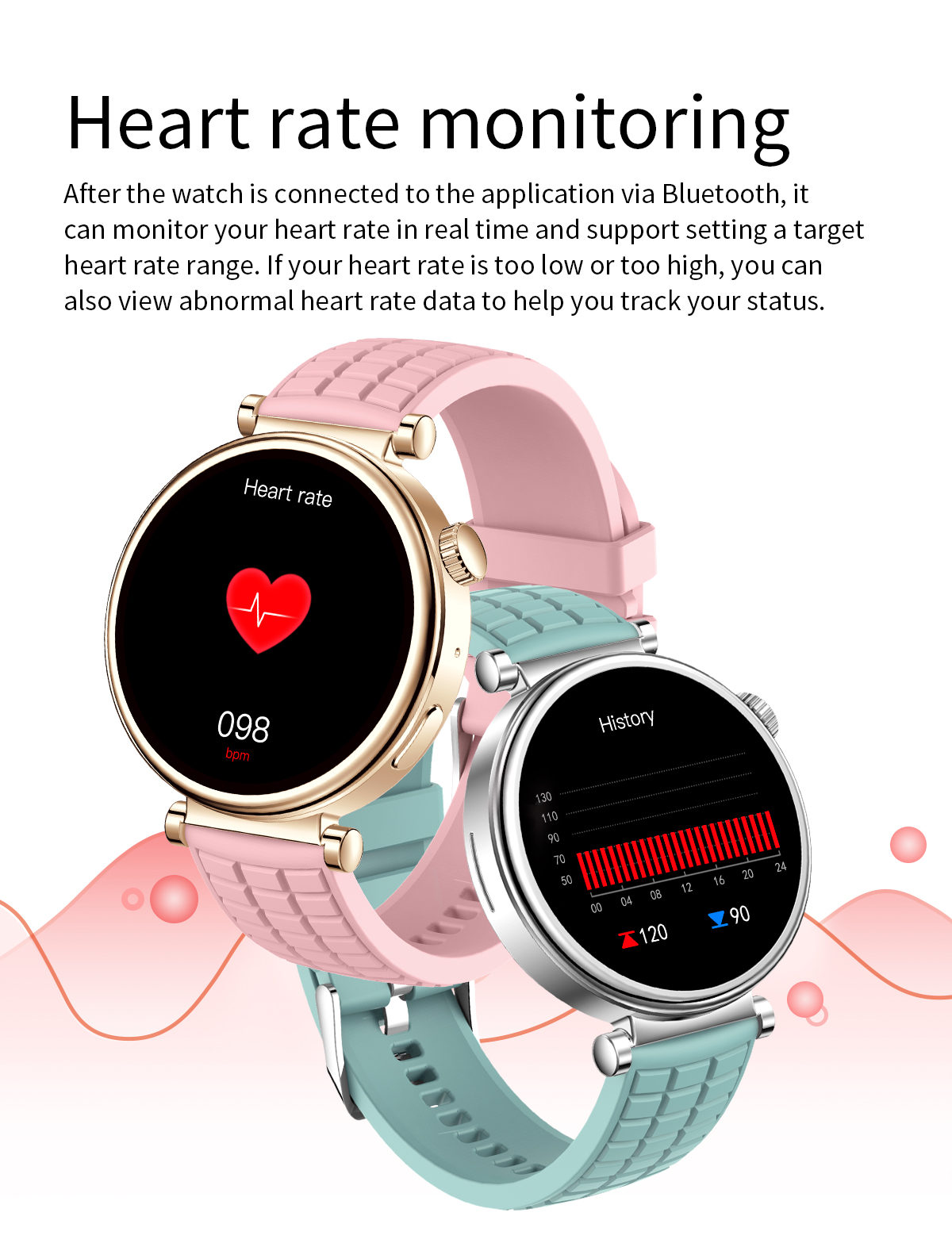 Women Smartwatch Z01 mini 1.27inch AMOLED Smart Watch with BT Calling ...