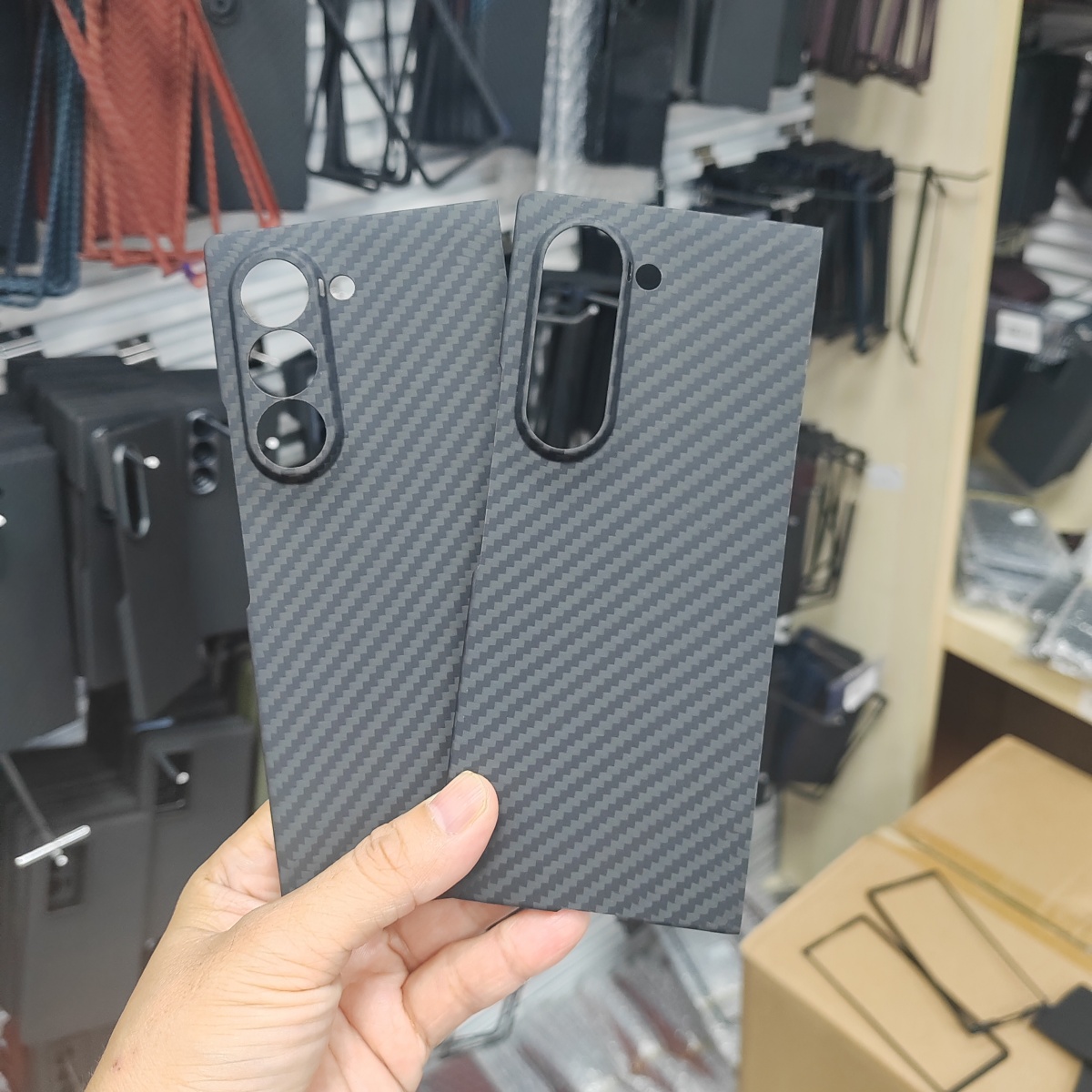 1500D Real Carbon Fiber Case For Samsung Galaxy Z Fold 6 Ultra-Thin ...