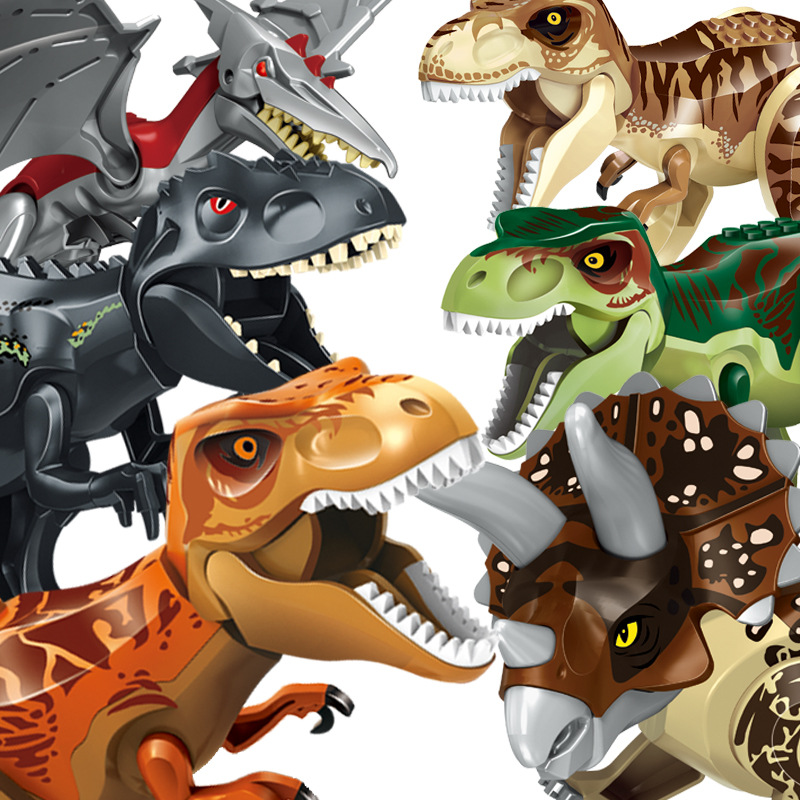 Kids T rex Legos Dinosaur Jurassic Park Toys Tyrannosaurus Building ...