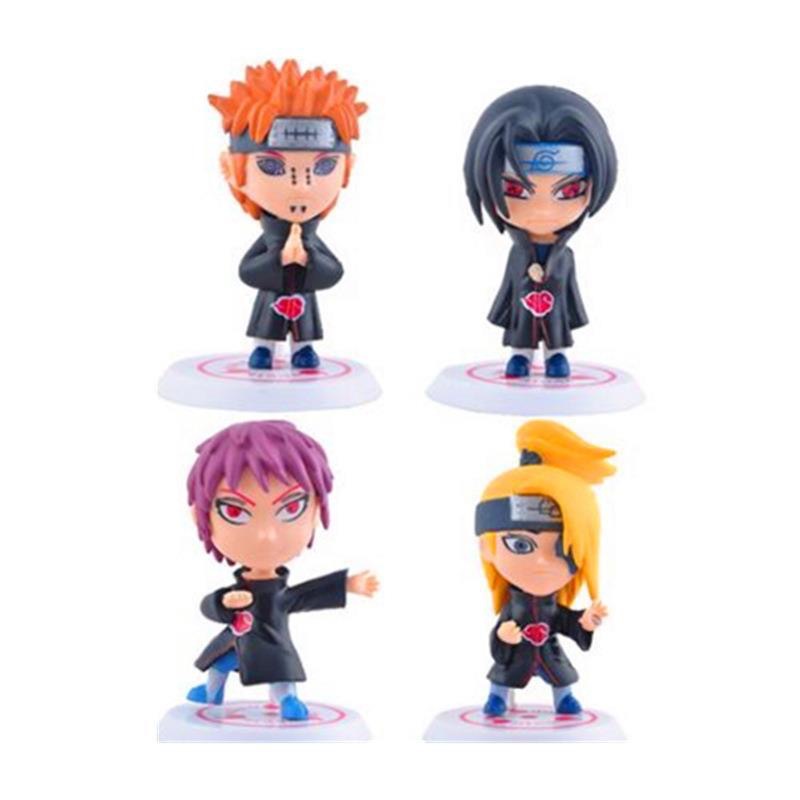 11Pcs/Set 6-7cm Anime Naruto Figure Akatsuki Pein Konan Zetsu Itachi ...