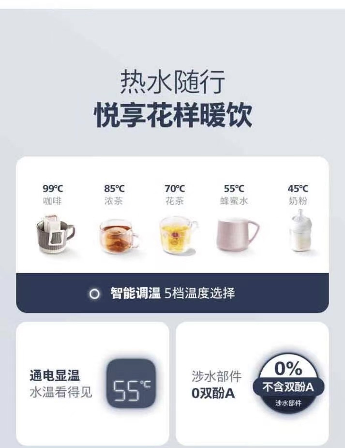 【PHILIPS 3rd Gen】Portable Boiling Water Cup 316 Stainless Steel Travel ...