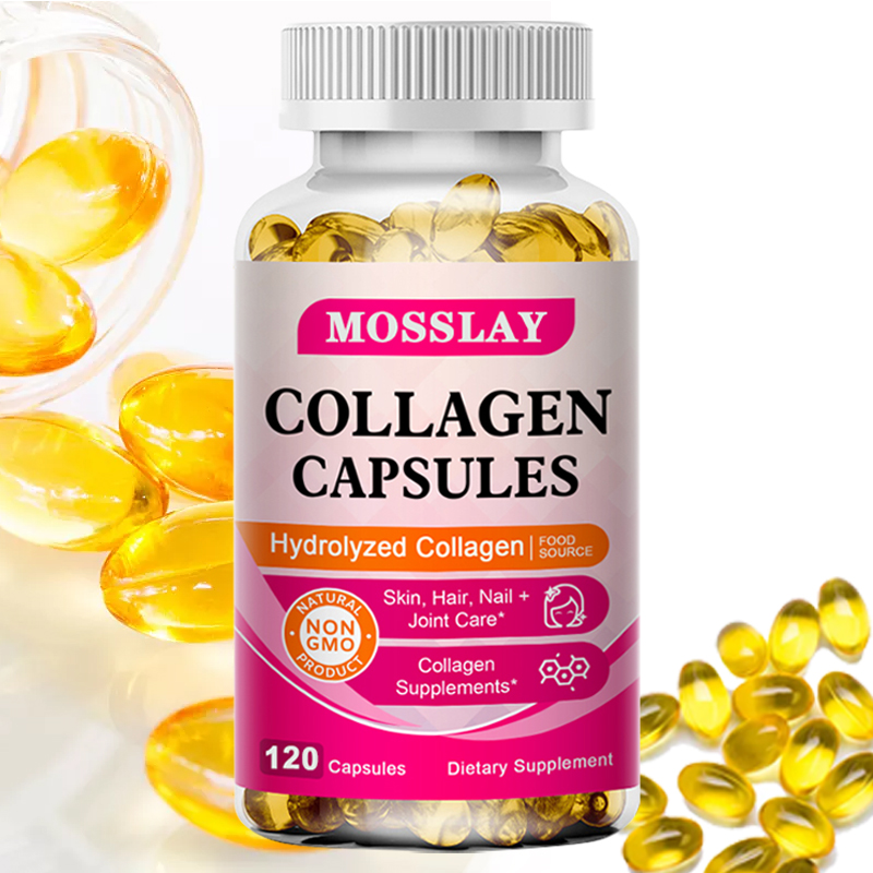 Collagen capsules Anti-aging support Nail whitening Skin antioxidant Beauty hair care Shine ...