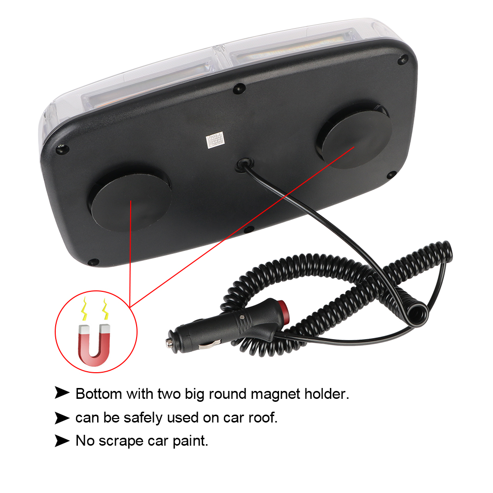 Yellow LED COB Ceiling Lamp Vehicle Roof Flashing Beacon DC12~24V Car ...